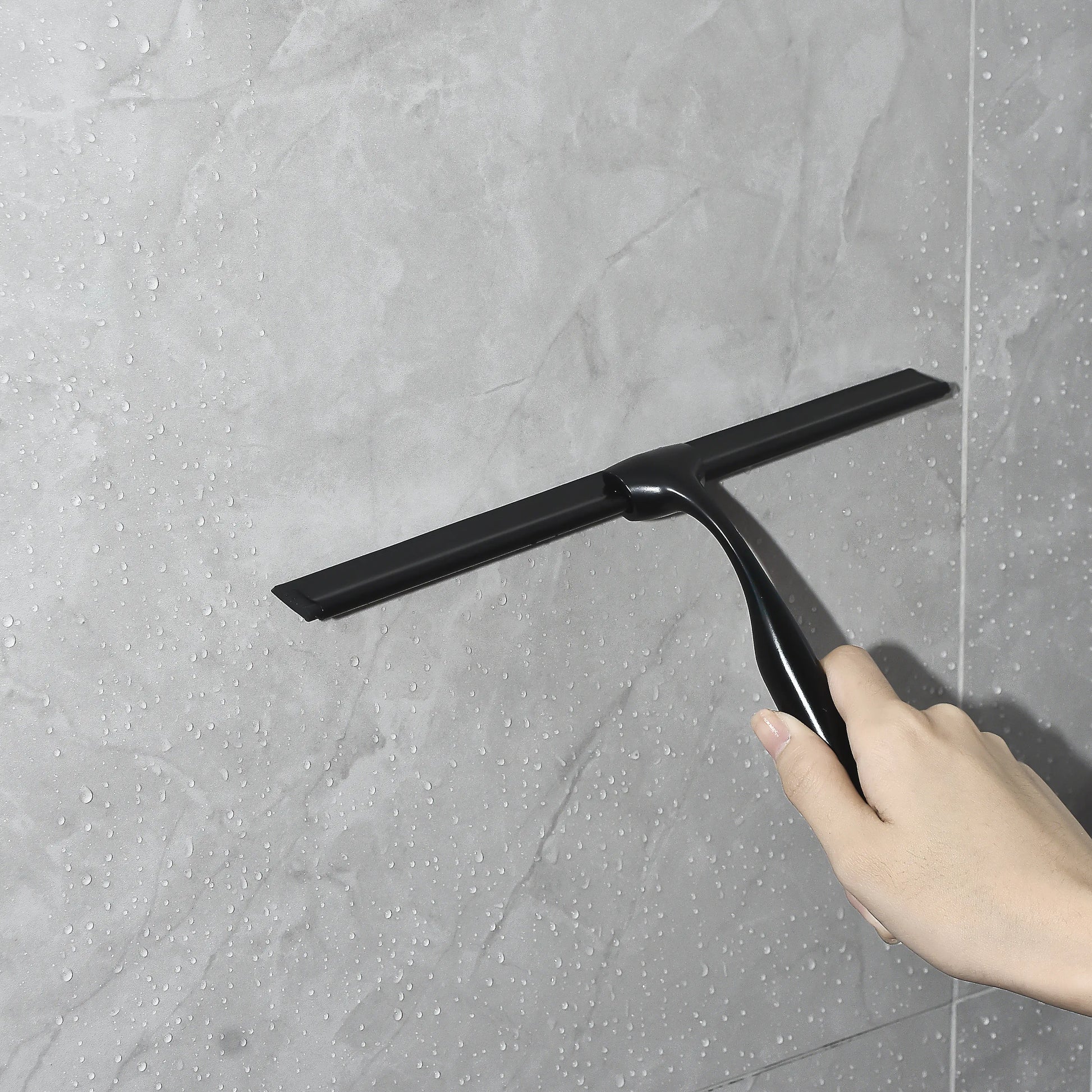 Streak-Free Shower Squeegee — Stainless Steel Silicone Blade | EverFix ...